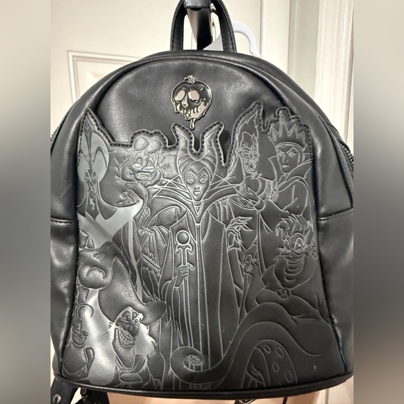 Disney Loungefly | Bags | Disney Black Villains All Cast Mini Backpack ...